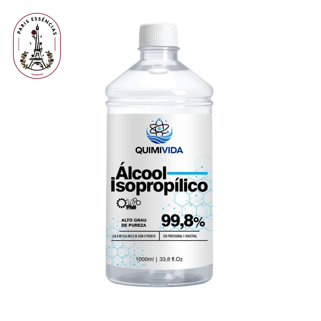 Álcool Isopropílico 99,8% 1litro - Paris Essencias Álcool Isopropílico 99,8% 1litro - Paris Essencias