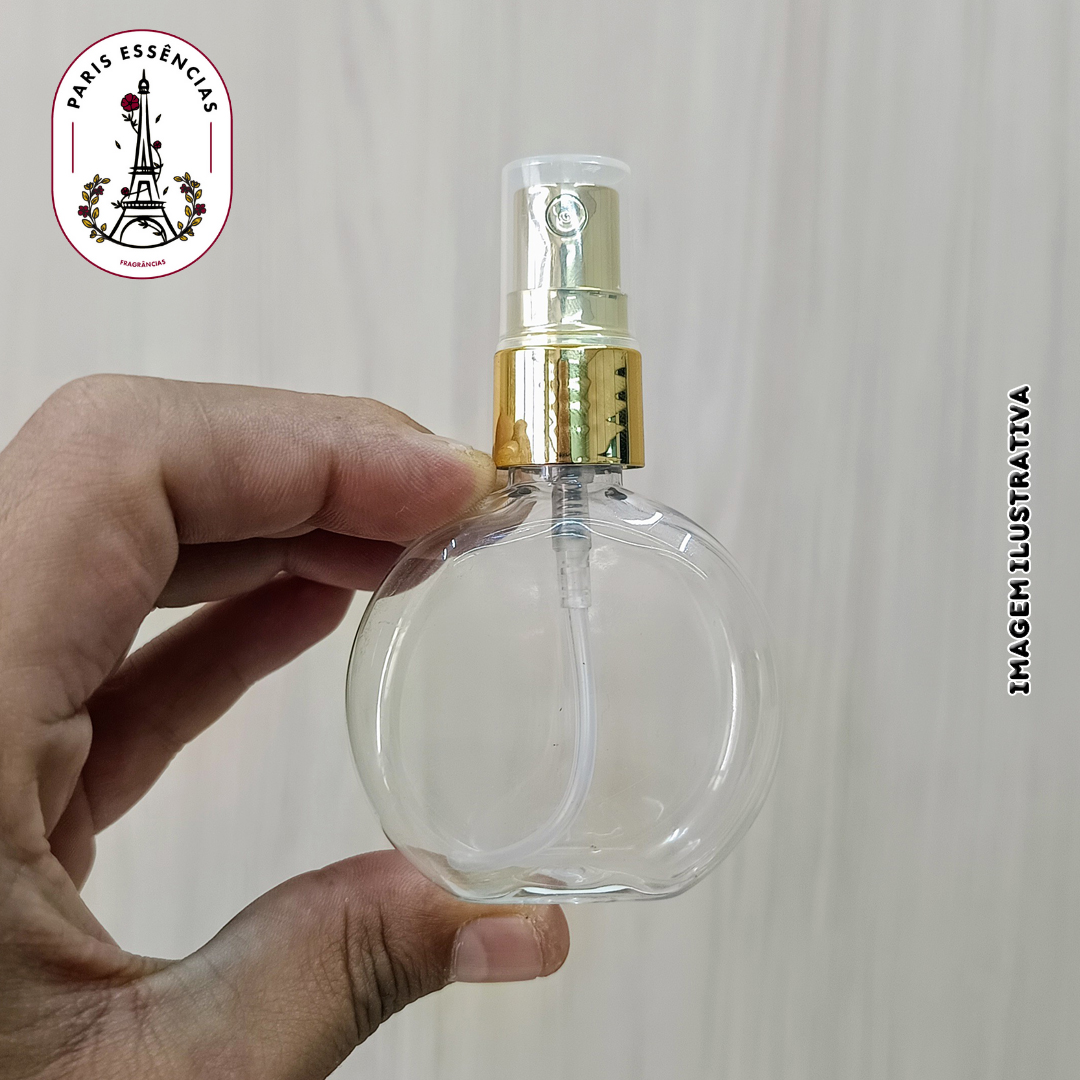 Frasco Pet 50ml Flora Cristal C/ Válvula Spray 18/410 (un) - Paris Essencias