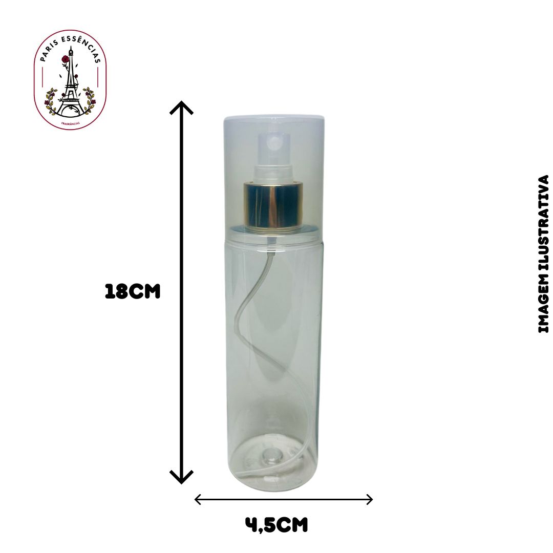 Kit C/ 5 Frascos Pet Luxo P/ Body Splash 200ml - Paris Essencias