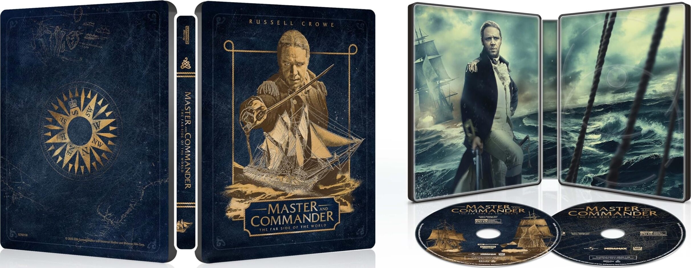 Mestre dos Mares: O Lado Mais Distante do Mundo - Steelbook (4K UHD ...