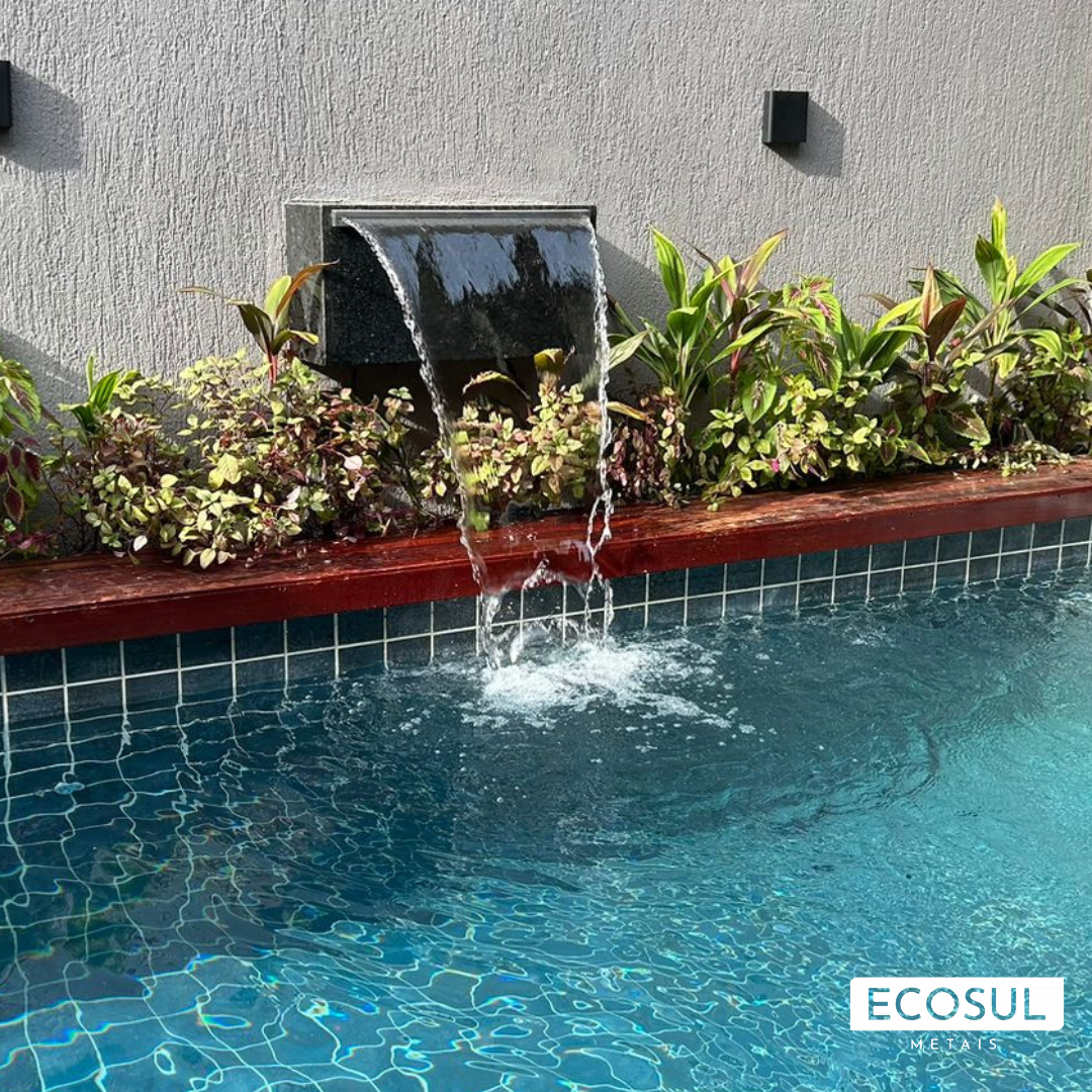 Cascata Slim Para Piscina De Embutir 60 Cm Linear Aço Inox 304 - Ecosul ...