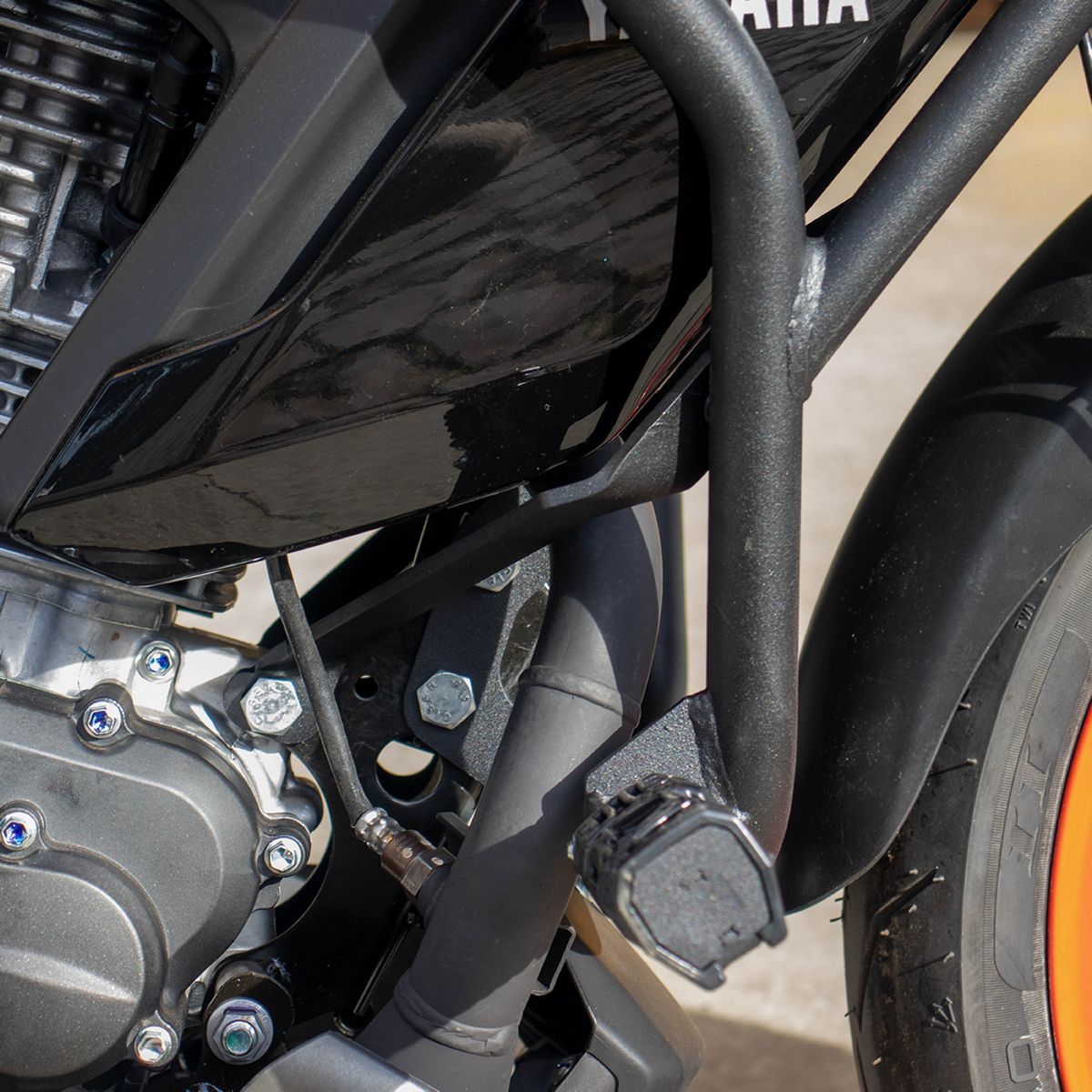 PROTETOR DE CARENAGEM YAMAHA FZ15 2025 2026 PRETO REFORÇADO - Shark ...