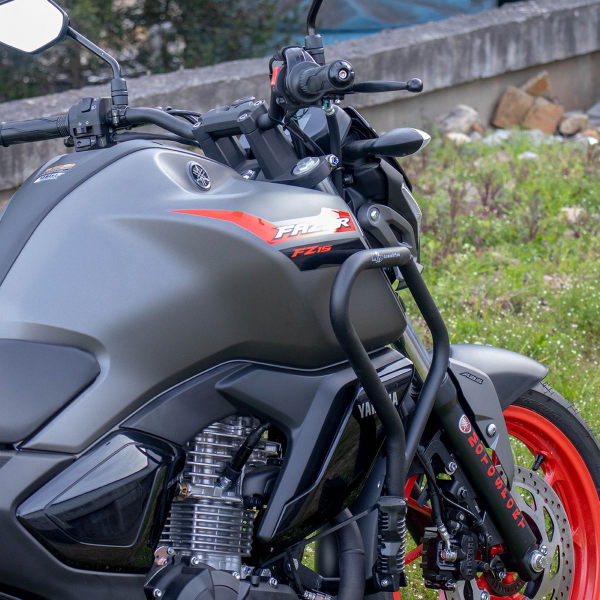 PROTETOR DE CARENAGEM YAMAHA FZ15 2025 2026 PRETO REFORÇADO - Shark ...