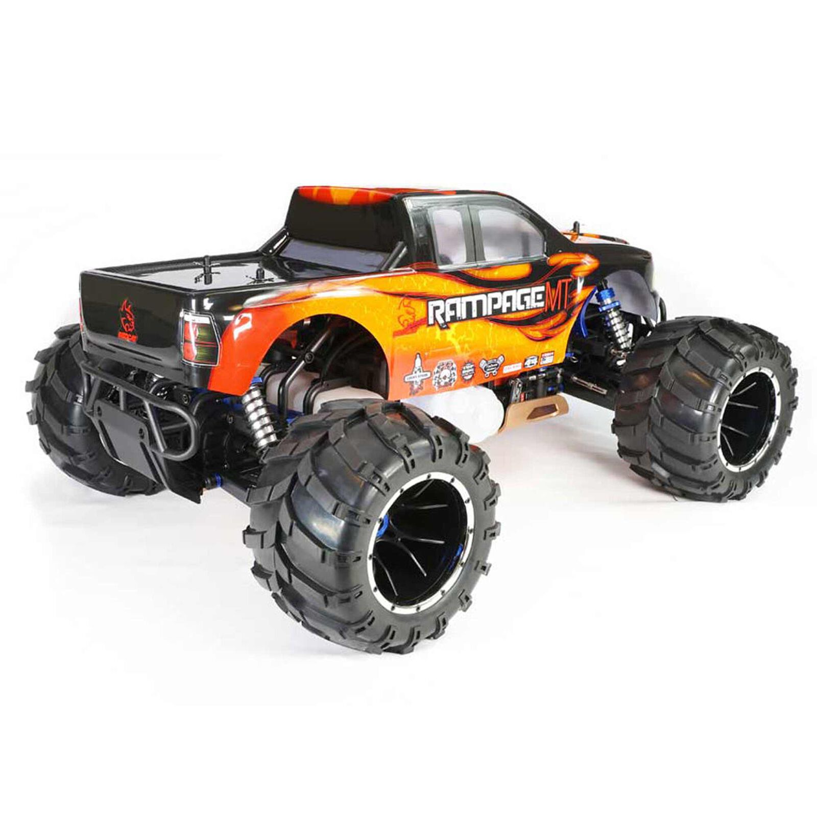 REDCAT RAMPAGE MT V3 1/5 GASOLINA 4X4 MONSTER TRUCK - LARANJA ...