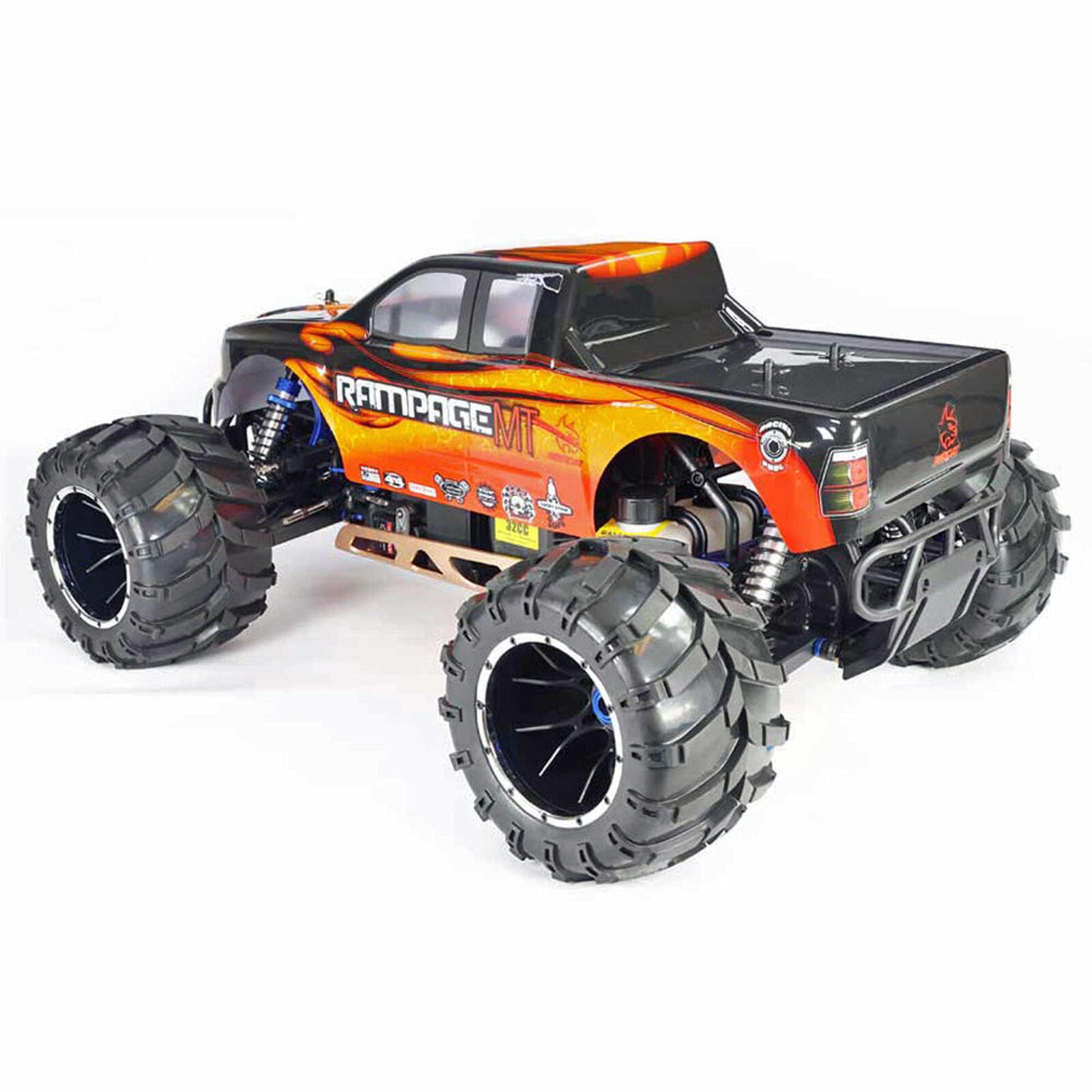 REDCAT RAMPAGE MT V3 1/5 GASOLINA 4X4 MONSTER TRUCK - LARANJA ...