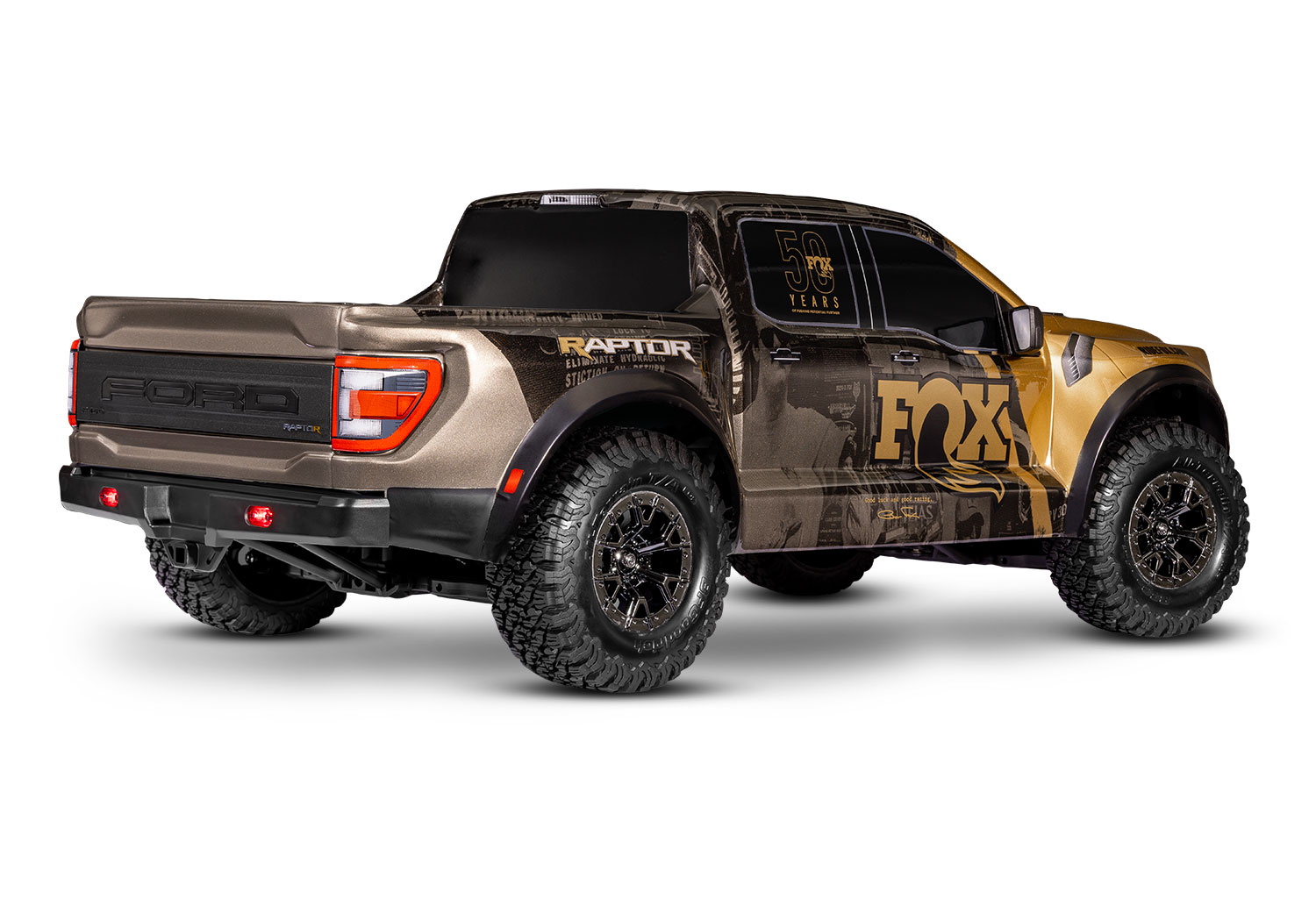 TRAXXAS FORD RAPTOR R 4X4 ULTIMATE - GOLD (Impostos não inclusos ...