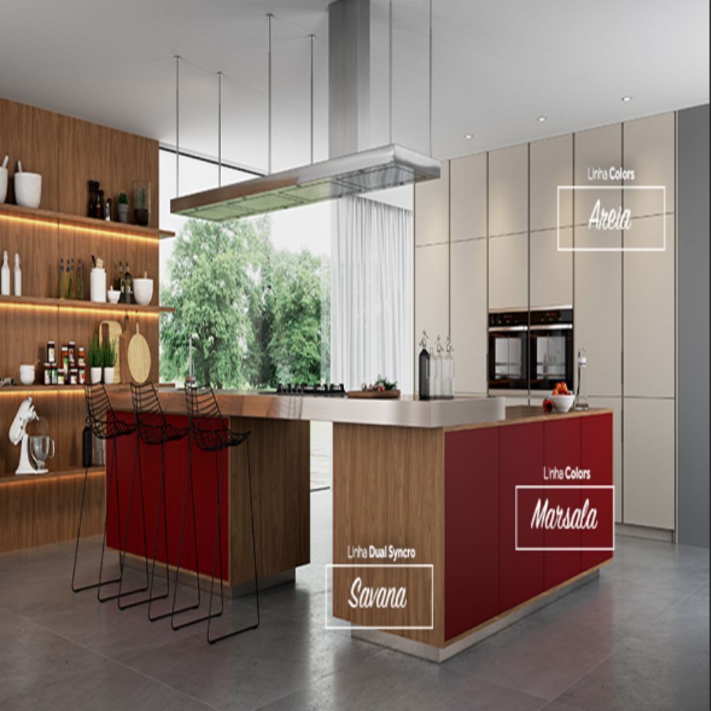 Chapa MDF Marsala Colors 15mm 2 Faces Guararapes - madeverde