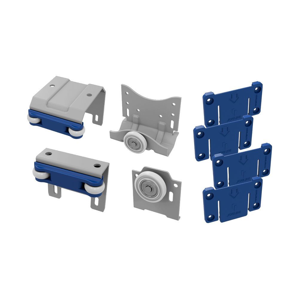 Kit Porta de Correr Azure 3 Portas 50kg Sobreposto 1 un Joelini - madeverde