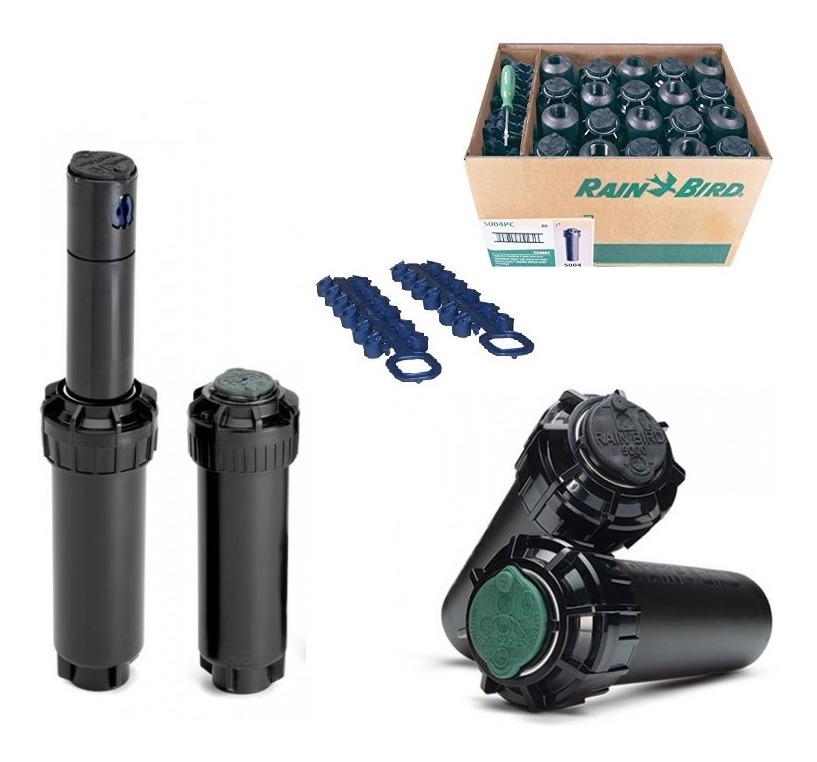 Aspersor Escamoteável Rain Bird 5004 Plus (20 pçs) - Moto Jato ...