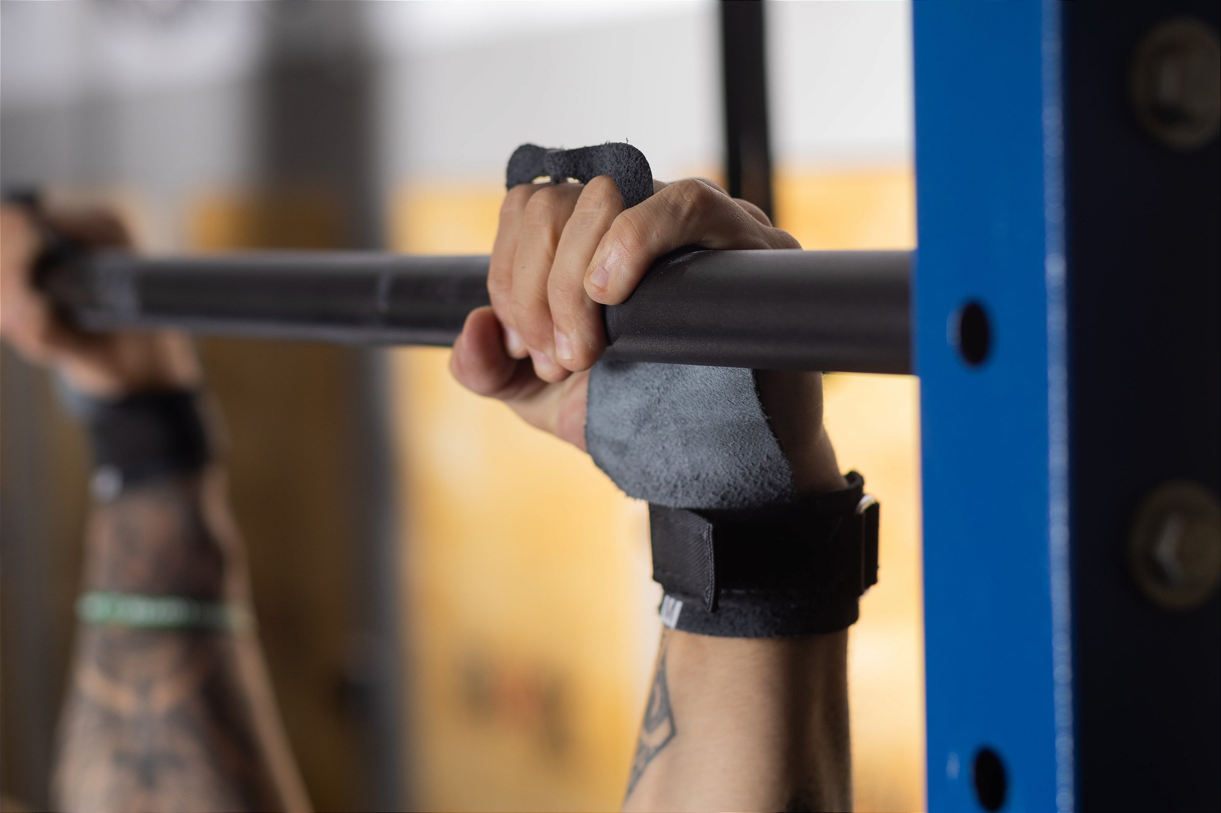 Grip de Couro 3 Furos NordFit - Preto - NordFit