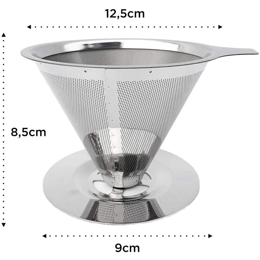 Filtro De Café – Inox – 4 Xícaras - InnovaShow