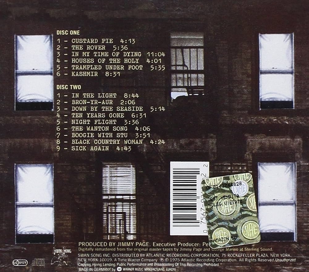 Led Zeppelin - Physical Graffiti - CD Duplo - Casebre Cultural