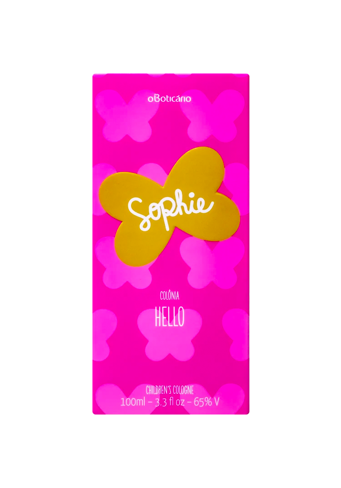Sophie Hello o Boticário - Colônia Infantil 100ml - Tema NBuilder Perfumes
