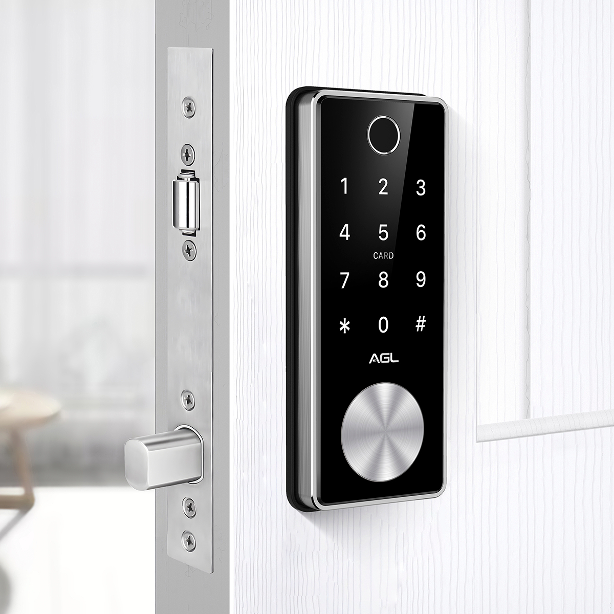 Fechadura digital AGL T12 bluetooth bio cartão chave senha - Top ...