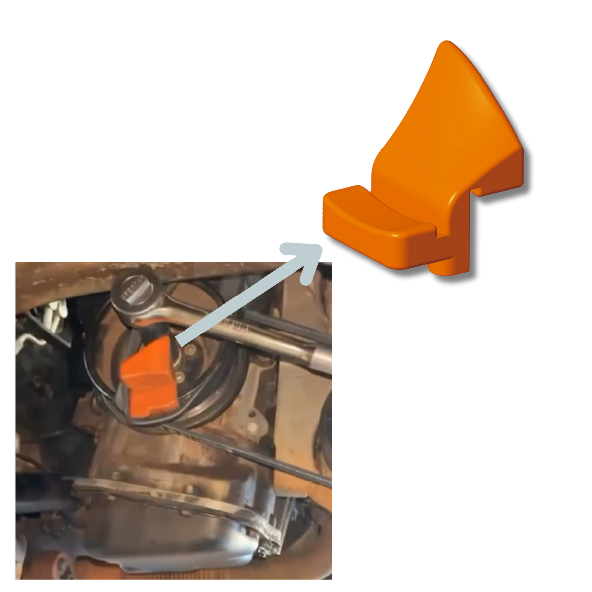 Ferramenta Para Remover e Instalar Correias Poly-V Elástica Universal - Loja do Motor