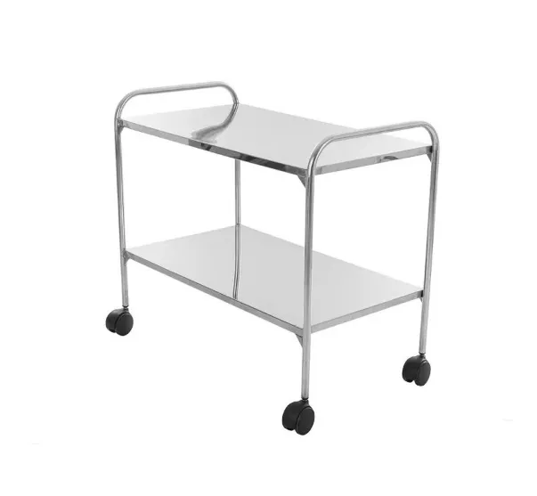 Mesa Auxiliar em Aço Inox 40x60x80cm com Rodizio - SP MED CIRURGICA ...