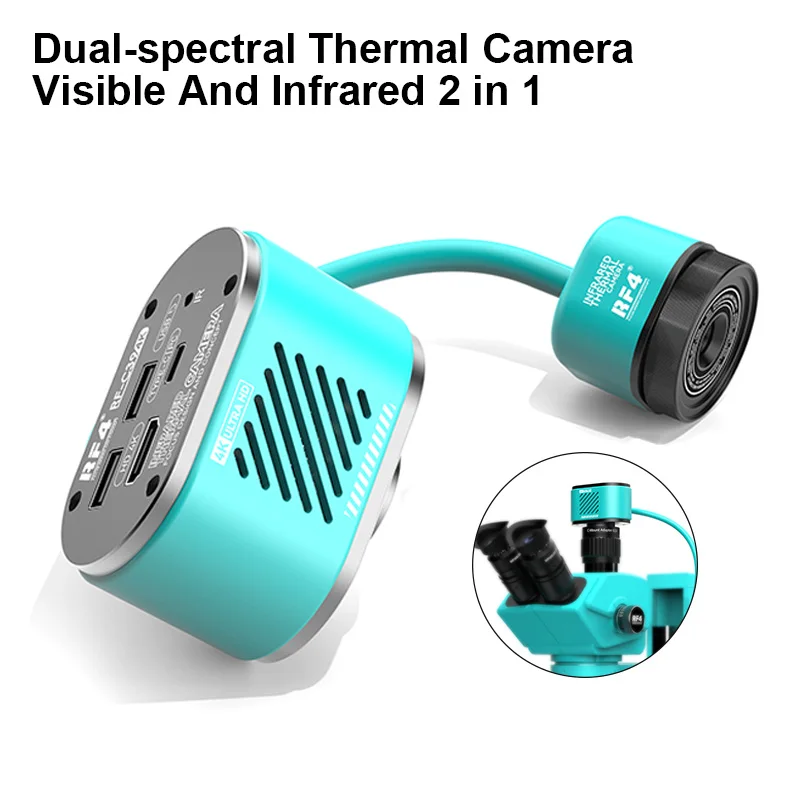Câmera 4k para Microscópio RF4 RF-C39 com Câmera Térmica - Smart Reparos