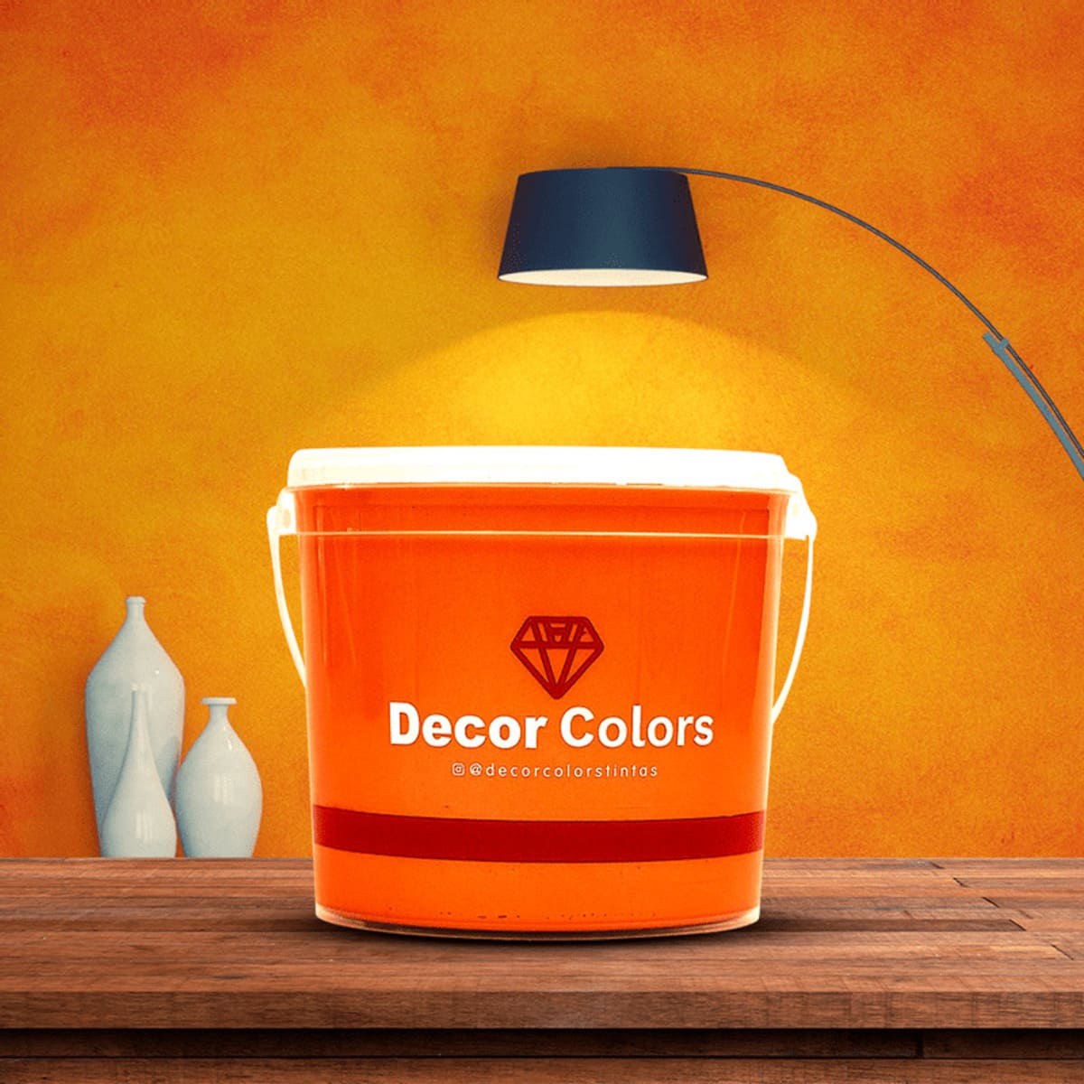 Cimento Diamantado Aveludado Laranja 3,2 kg Decor Colors - Decor Colors ...