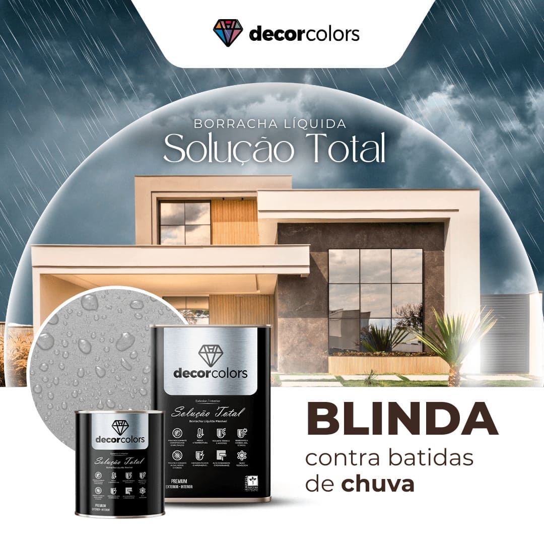 Tinta Borracha Líquida 3,6 Litros Cronos Decor Colors - Decor Colors ...