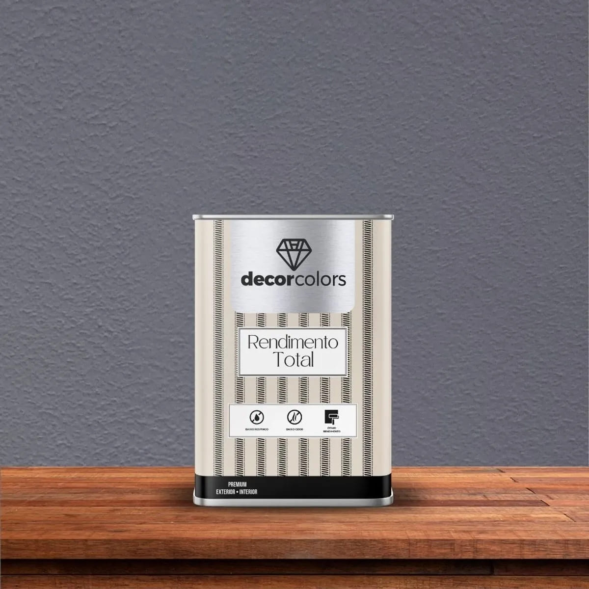 Tinta Premium Rendimento Total Decor Colors 18 L Poseidon - Decor ...