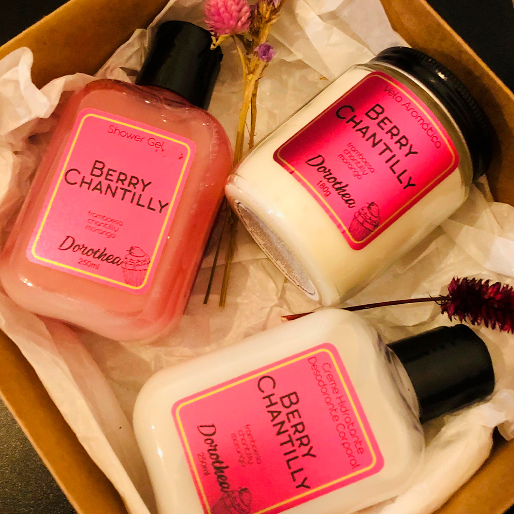 Kit Linha Spa - Berry Chantilly - Dorothea Care