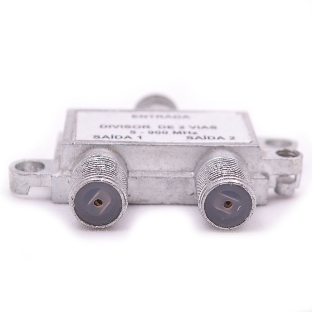 Divisor Com 2 Saídas Para Cabo Coaxial - Canal Eletrônica