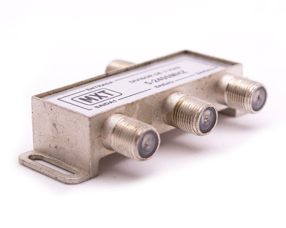Divisor Com 3 Saídas Para Cabo Coaxial - Canal Eletrônica