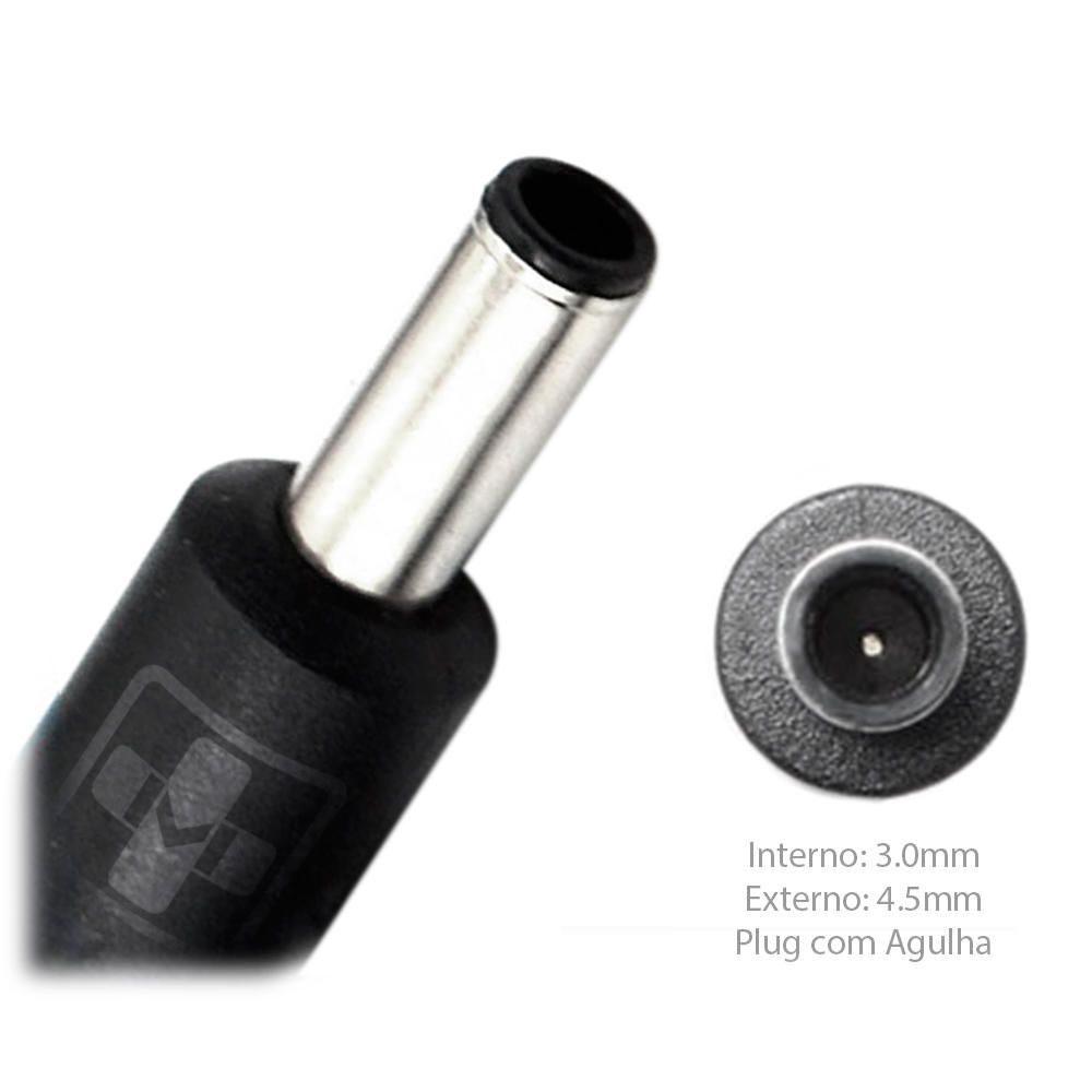 Fonte para Notebook Dell 19.5V 3.34A Bivolt MM823 - Canal Eletrônica