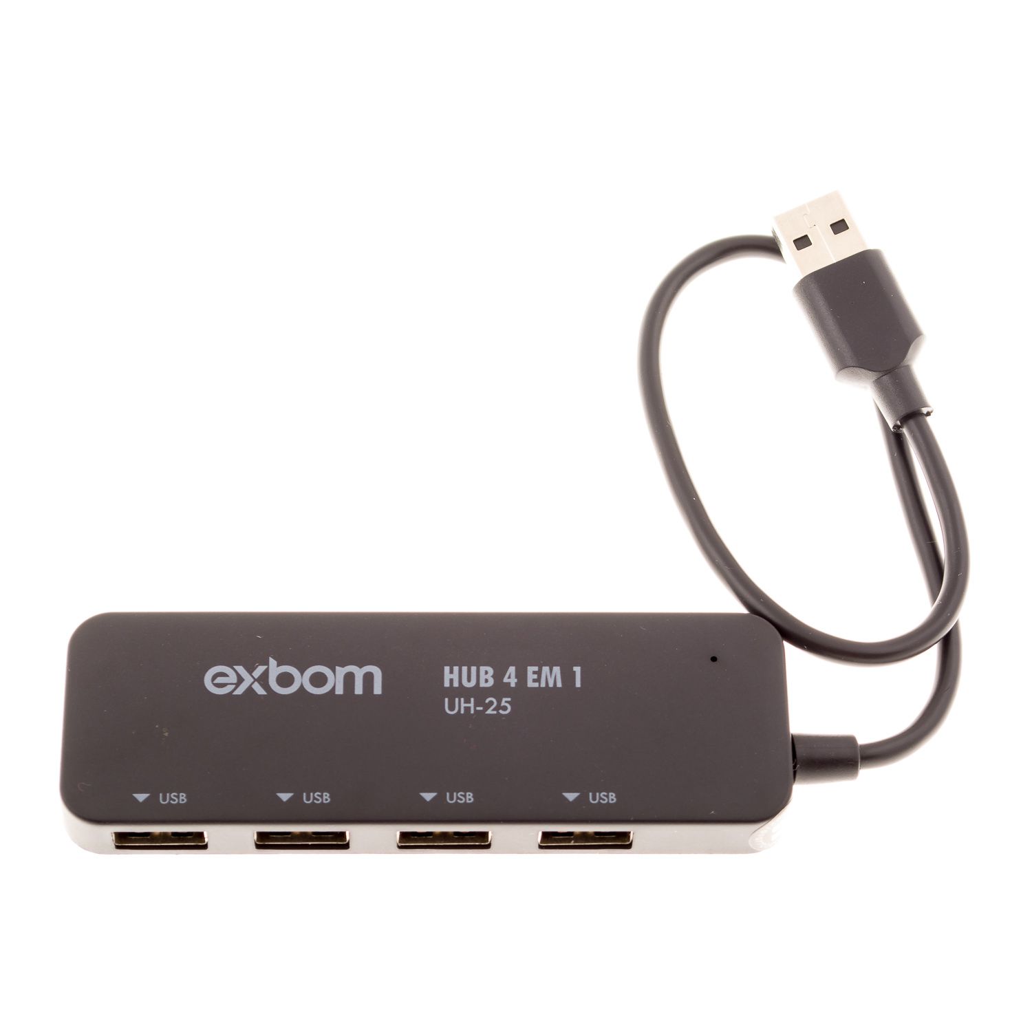 Hub USB 2.0 4 portas Slim UH-25 - Canal Eletrônica