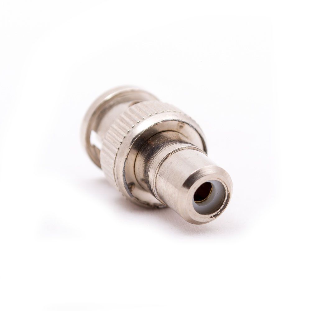 Plug Adaptador BNC Macho para RCA Fêmea - Canal Eletrônica
