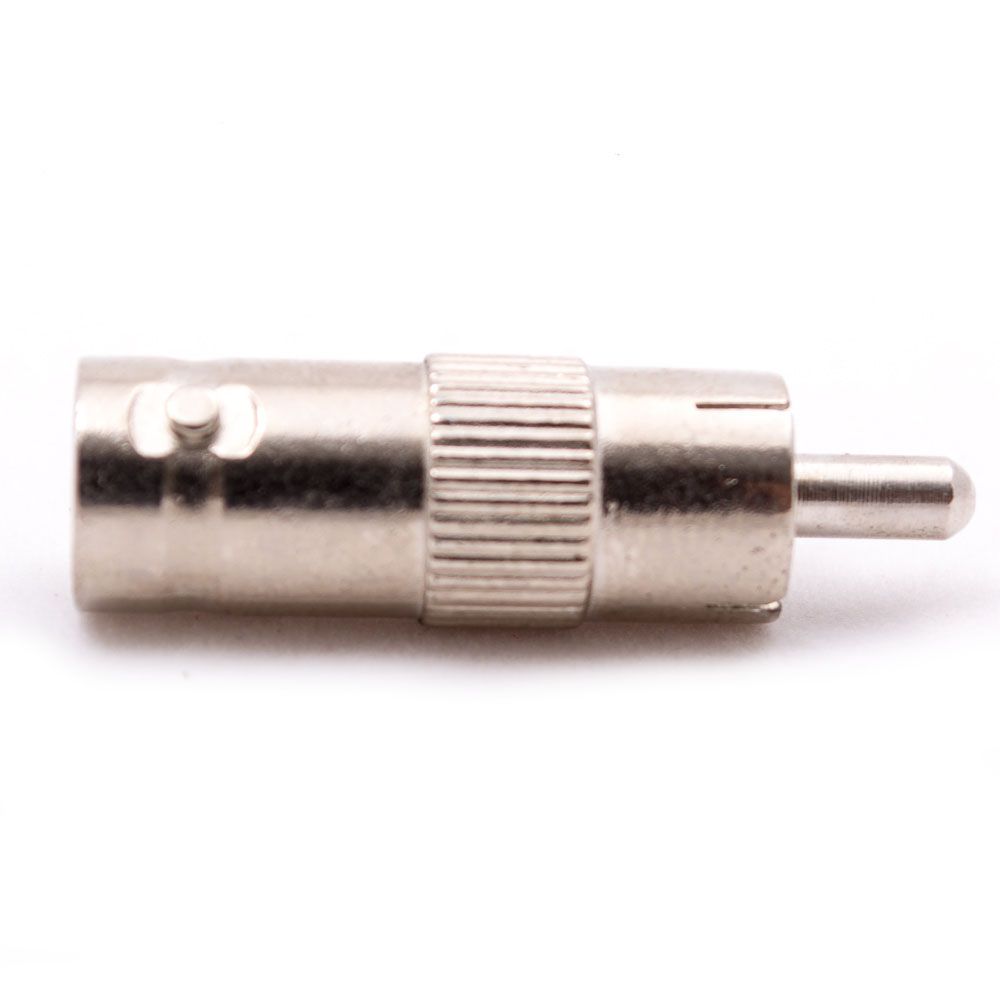 Plug Adaptador RCA Macho para BNC Fêmea - Canal Eletrônica