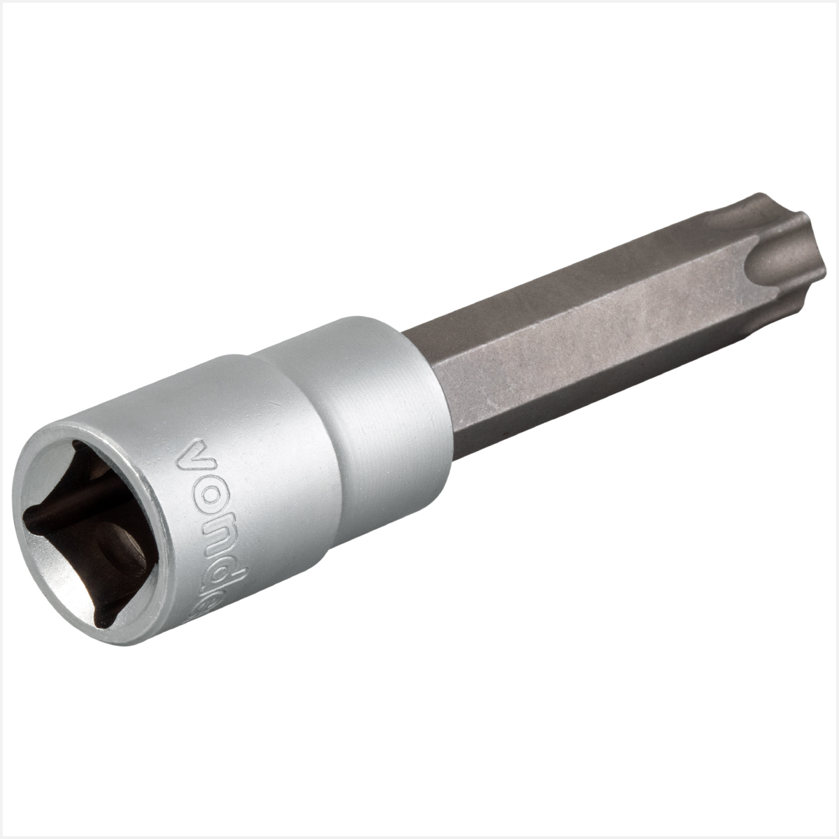 Soquete hexalobular macho longo encaixe de 1/2" T60 - Vonder - Fercosa ferramentas