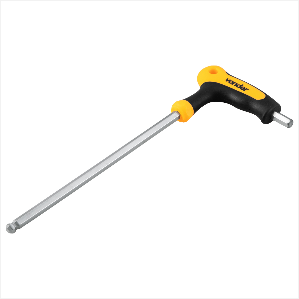 Chave hexagonal (allen) abaulada longa 8,0 mm cabo T - Vonder - Fercosa ...