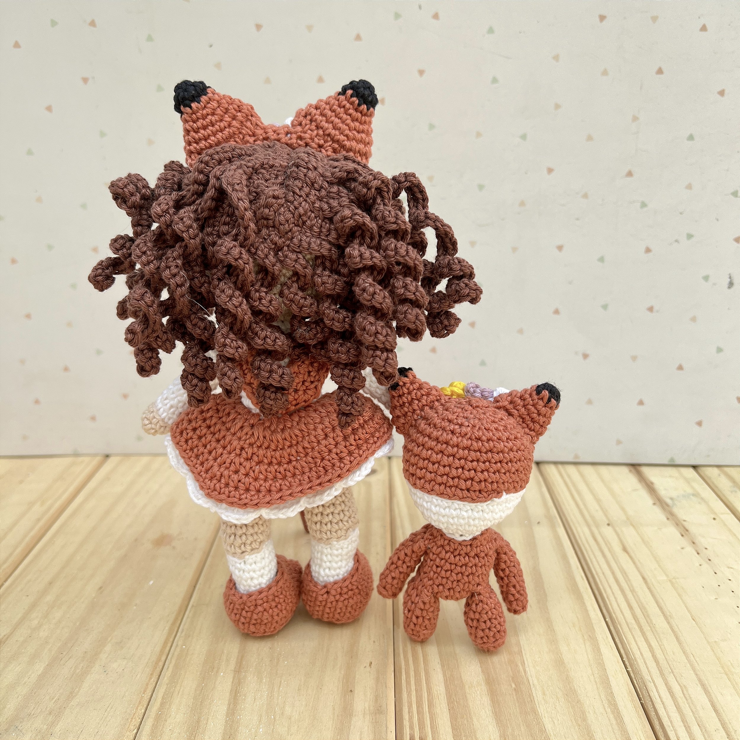 Boneca Rafa - Ternura Amigurumi