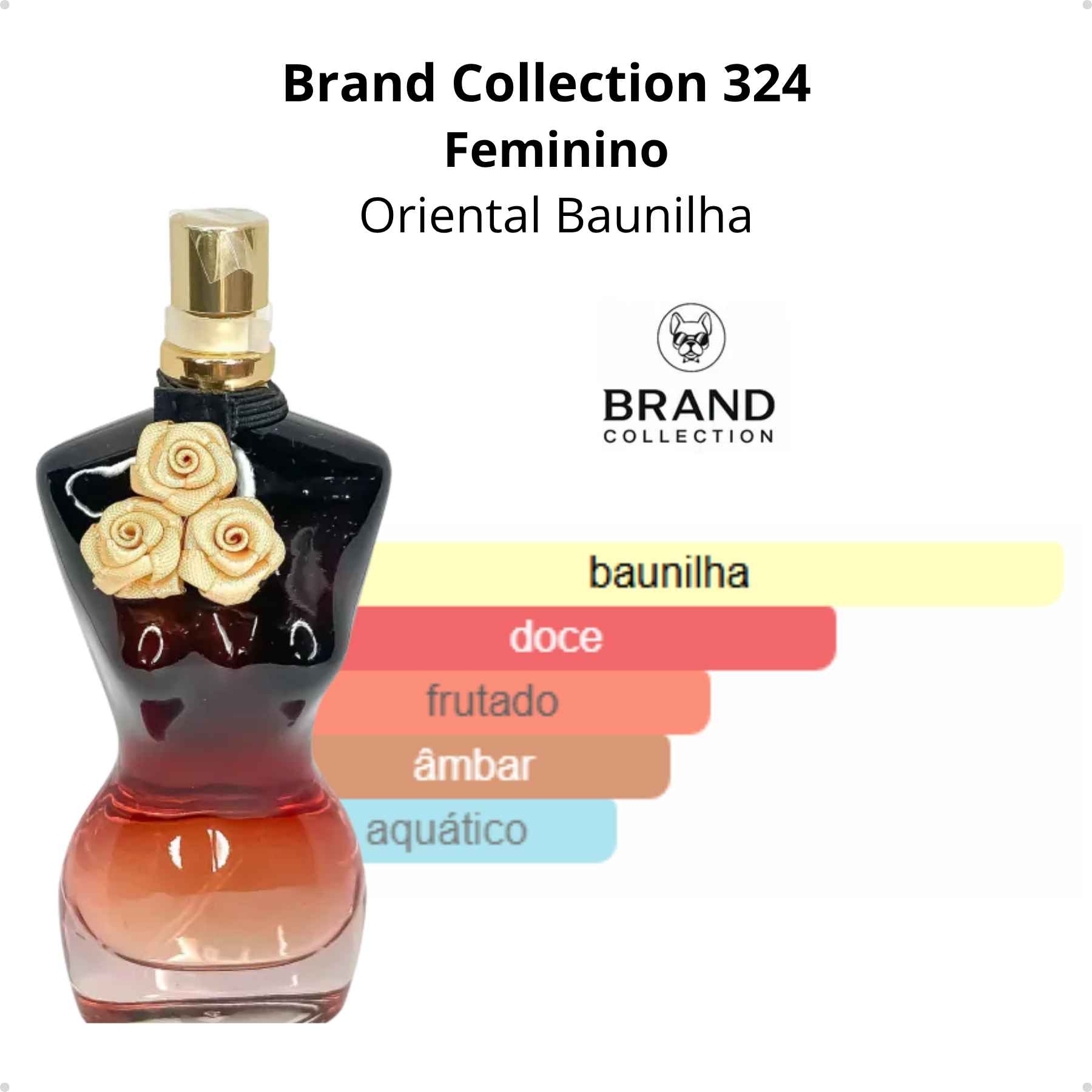 Brand Collection 324 - Bella Feminino 25ml - Brand Collection