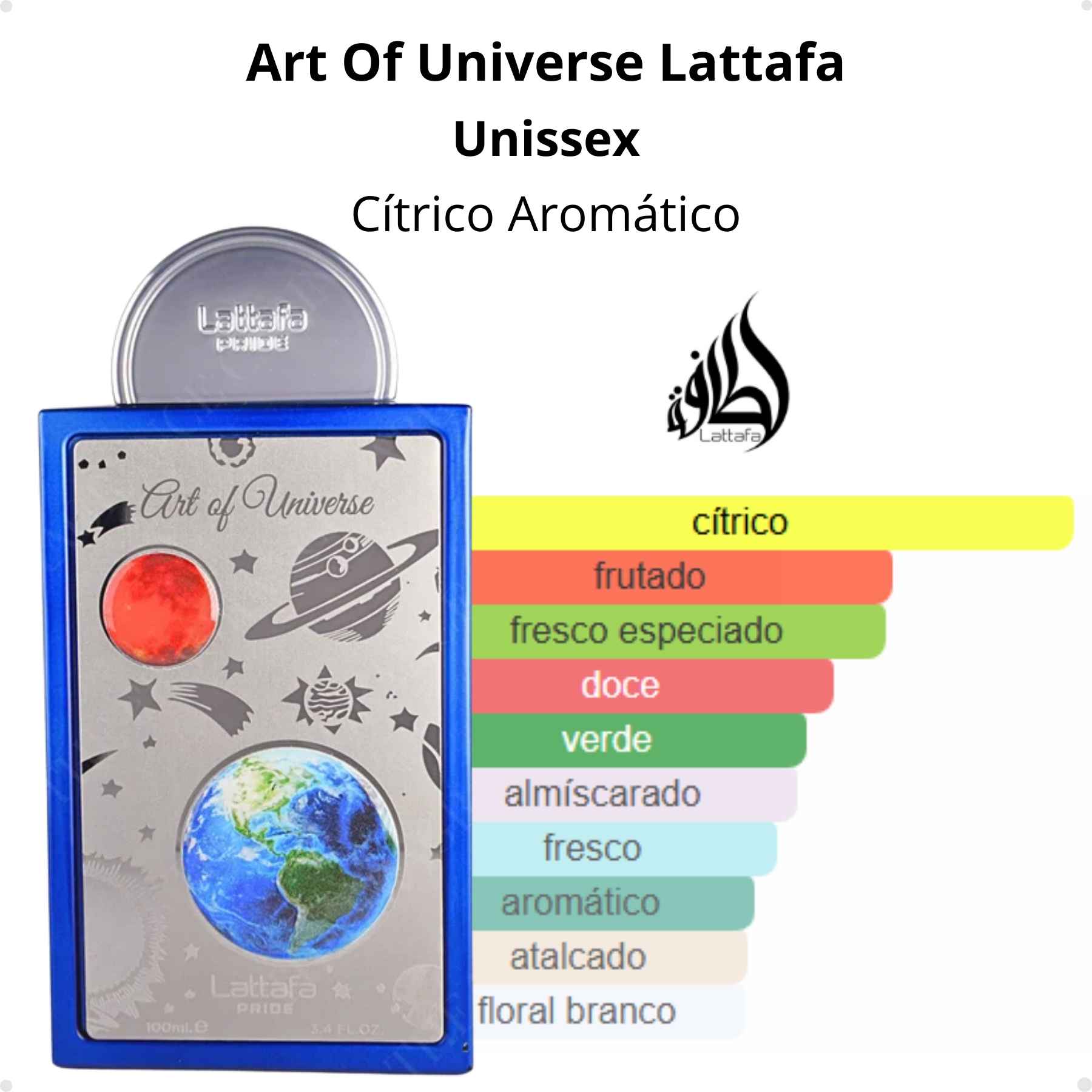 Perfume Arabe Art Of Universe Lattafa Unissex EDP 100ml - Brand Collection