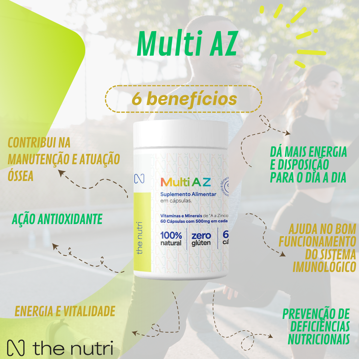Kit 5 Multi A Z - Suplemento Alimentar em Cápsulas - The Nutri - The ...
