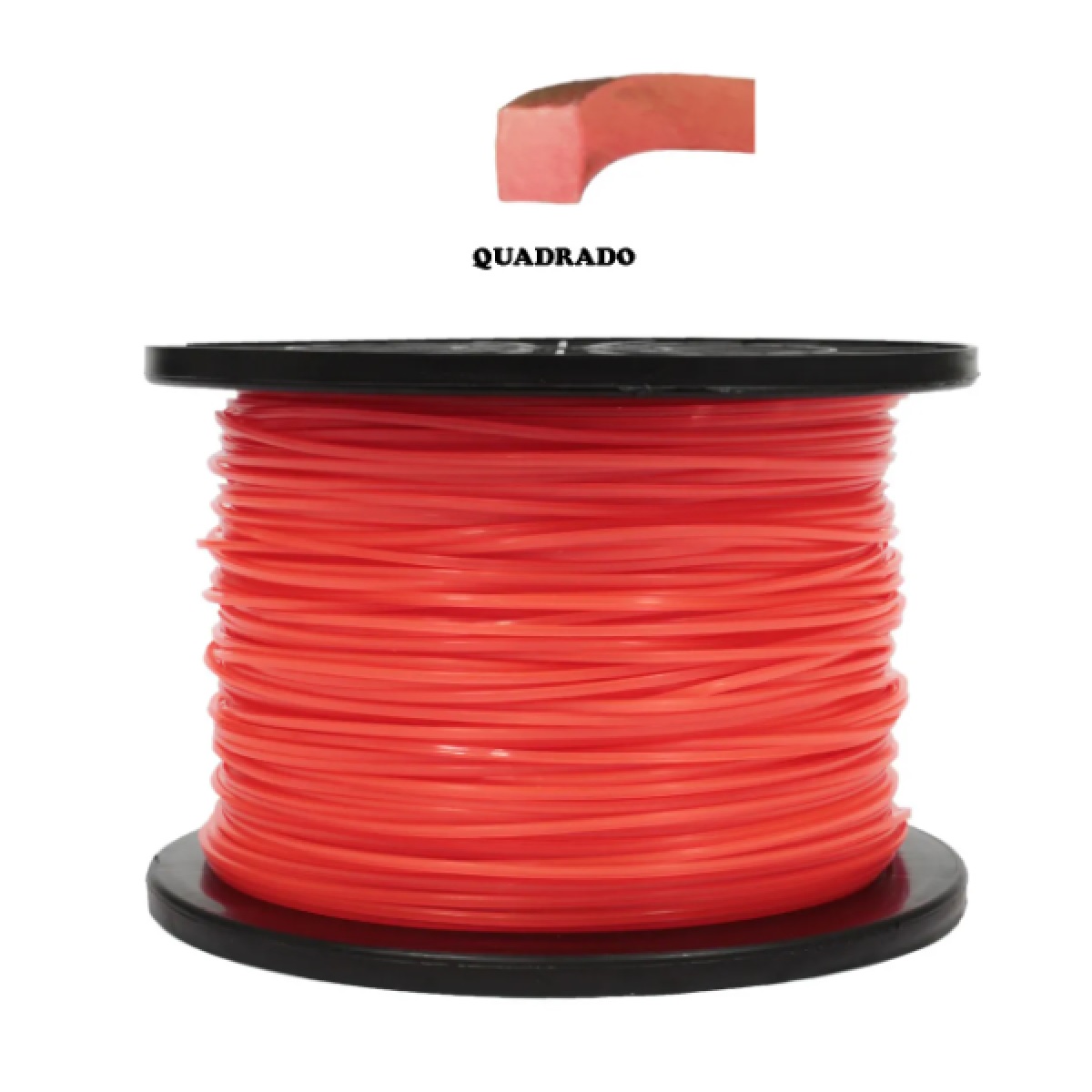 Fio de Nylon Para Roçadeira Itece 1,8mm Quadrado 1kg / 305m - Mais ...