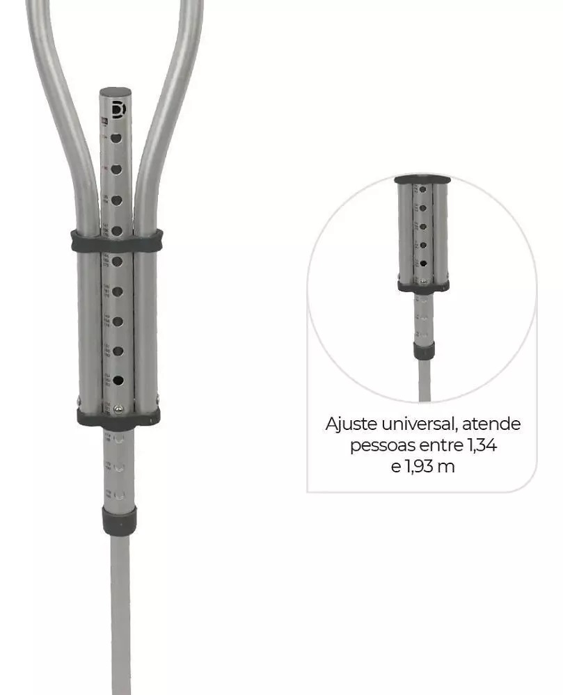 Muleta Axilar ( unidade ) - Locação Saúde