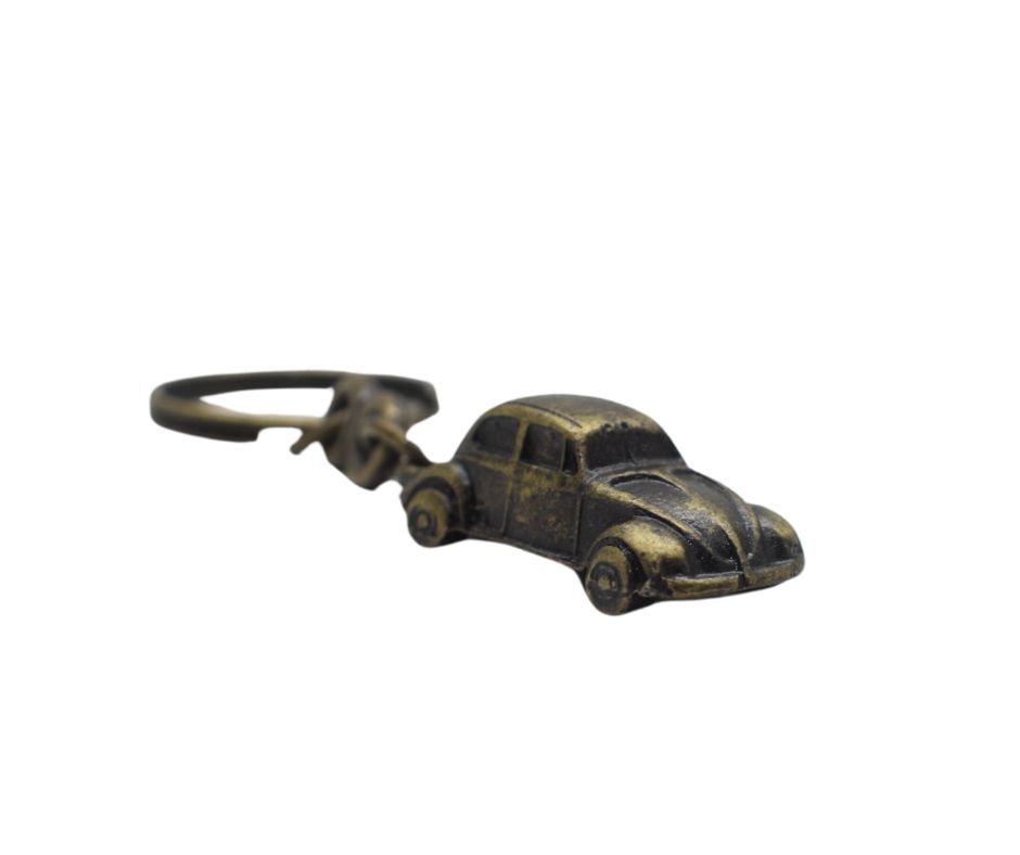 Chaveiro Fusca Metal 3D Bronze - Karfuka Peças e Acessórios para seu VW