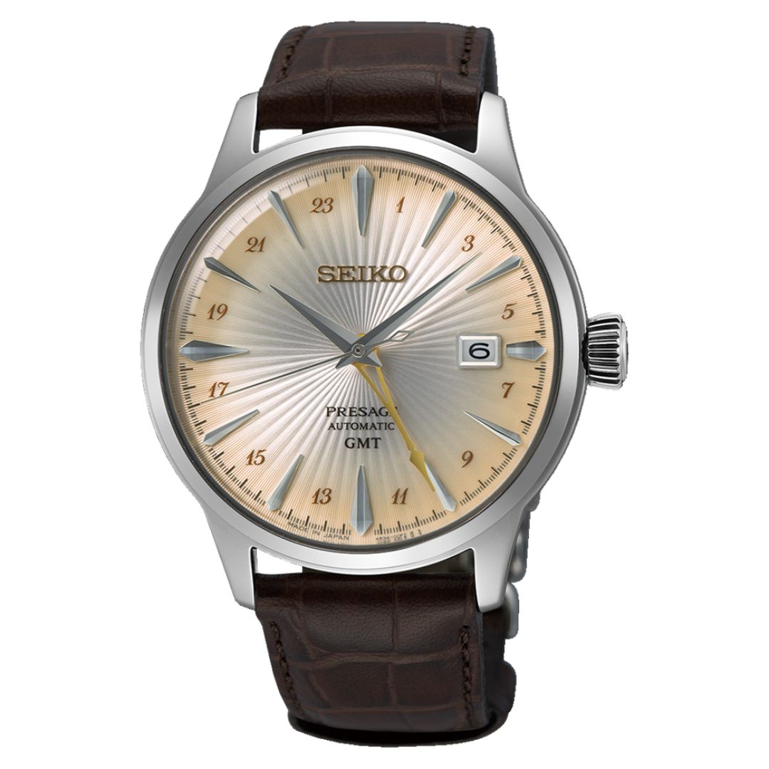 Relógio Seiko Presage GMT SSK041J1 Cocktail Rusty Nail - Relojoaria São ...
