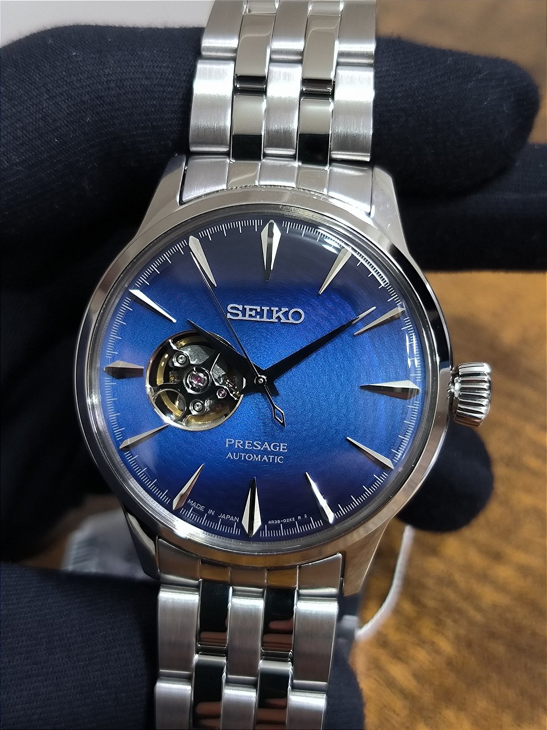 Relógio Seiko Presage SSA439J1 Cocktail Blue Acapulco - Relojoaria São ...