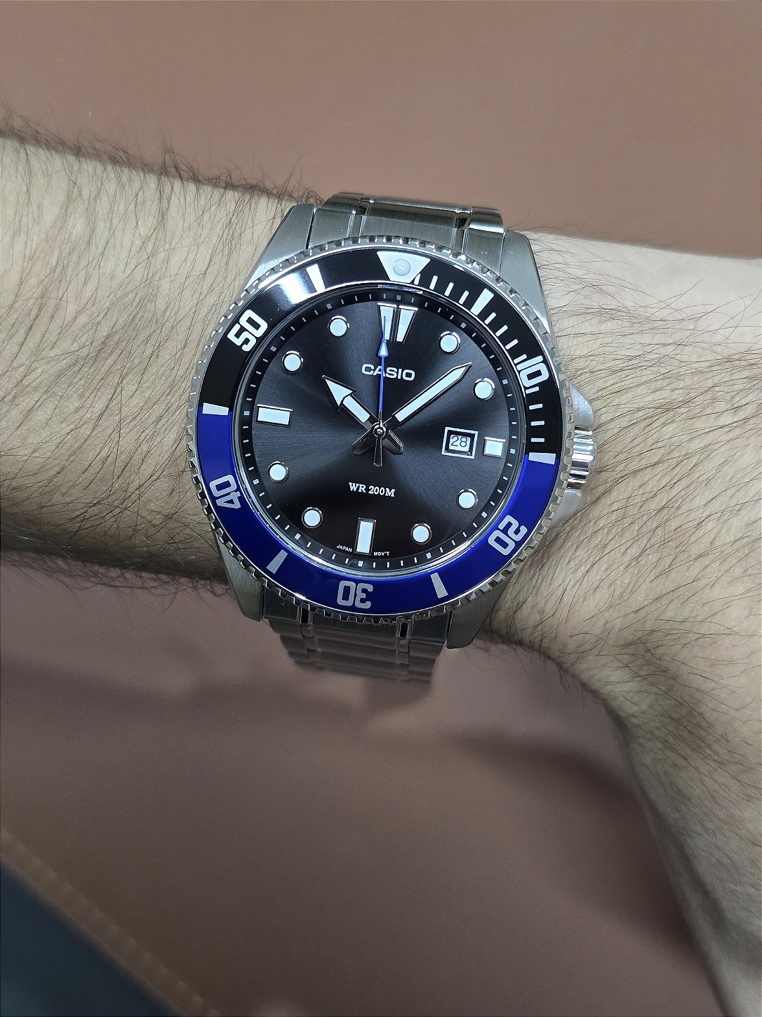 Relógio Casio Duro MDV-107D-1A2VDF Batman – Aço, Diver 200m, Original ...