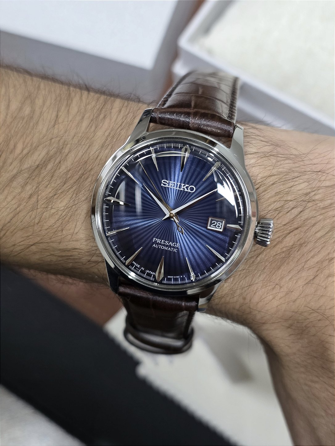 Relógio Seiko Presage SRPK15J1 Cocktail Midnight Blue Moon - Relojoaria ...