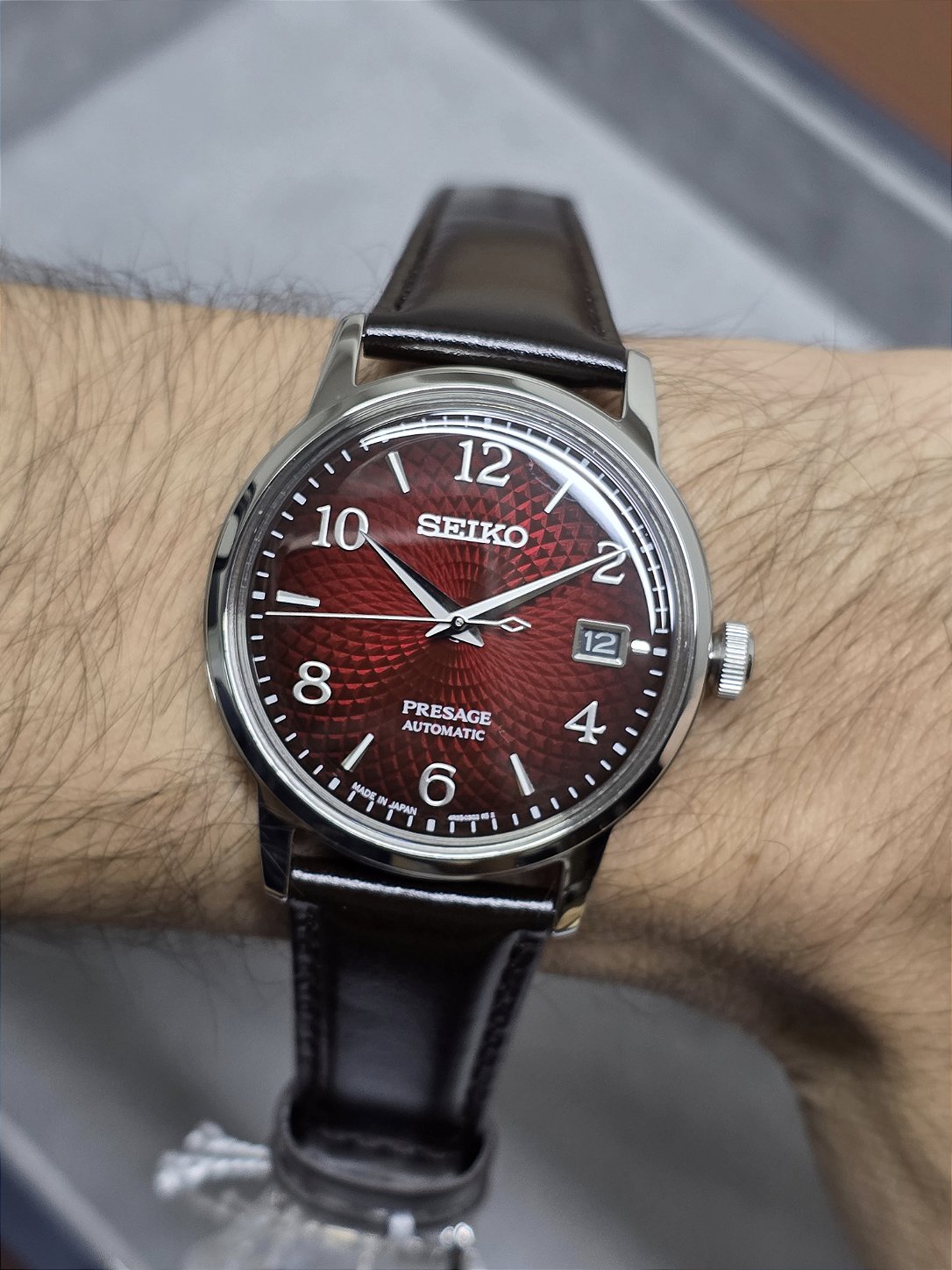 Relógio Seiko Presage Automático SRPE41J1 Cocktail Negroni - Relojoaria ...