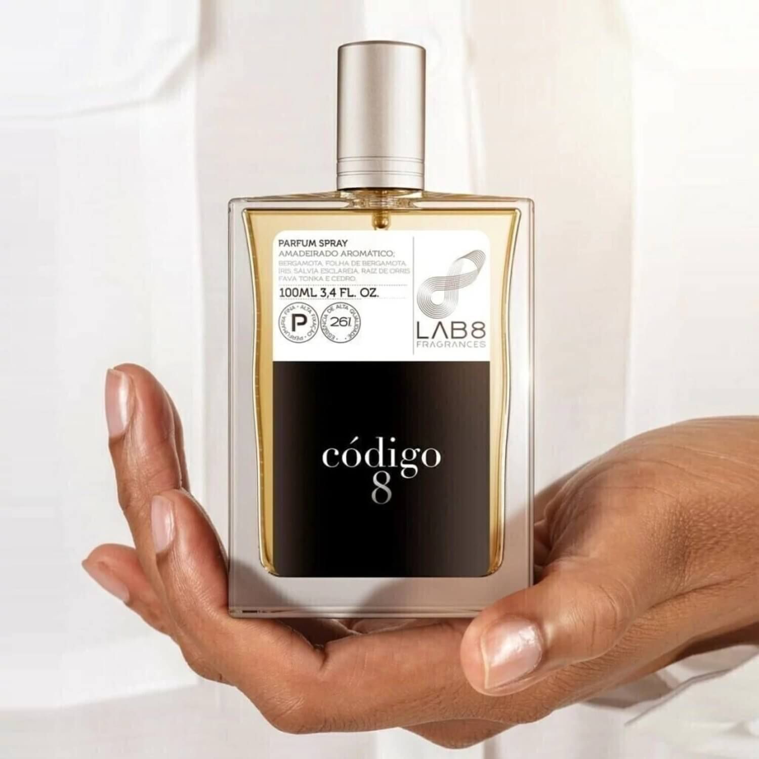 Perfume Masculino Lab 8 Código 8 100ml Parfum 26% Essência LAB8 ...