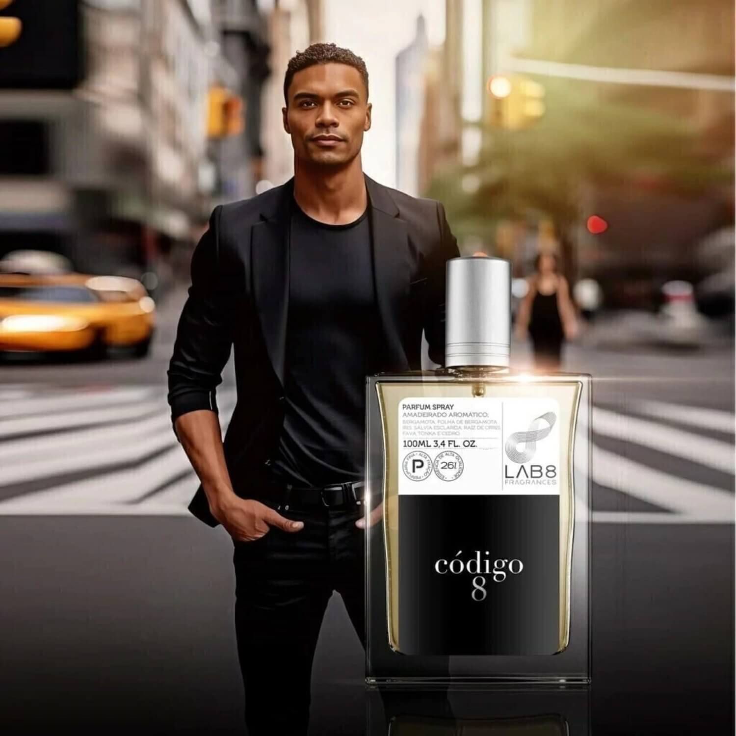 Perfume Masculino Lab 8 Código 8 100ml Parfum 26% Essência LAB8 ...