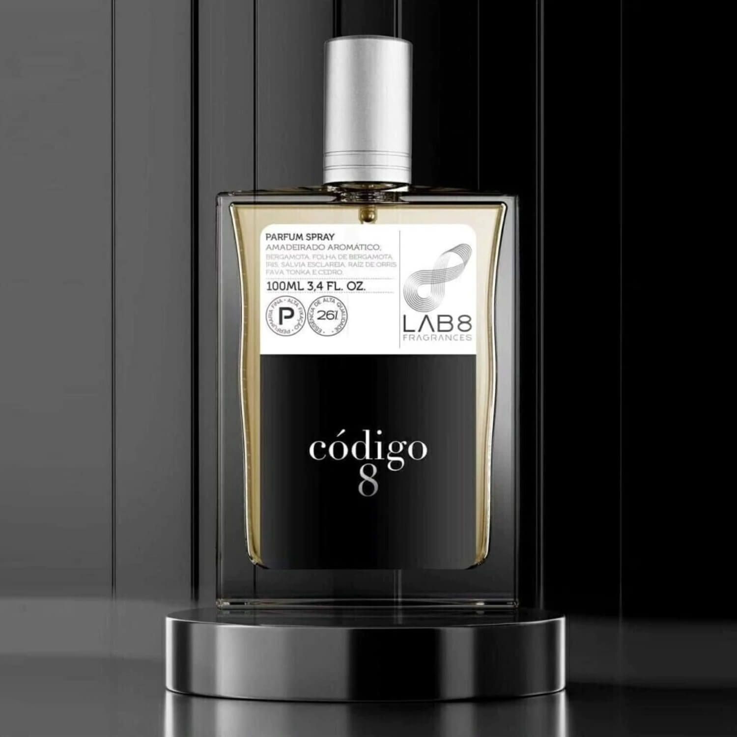 Perfume Masculino Lab 8 Código 8 100ml Parfum 26% Essência LAB8 ...