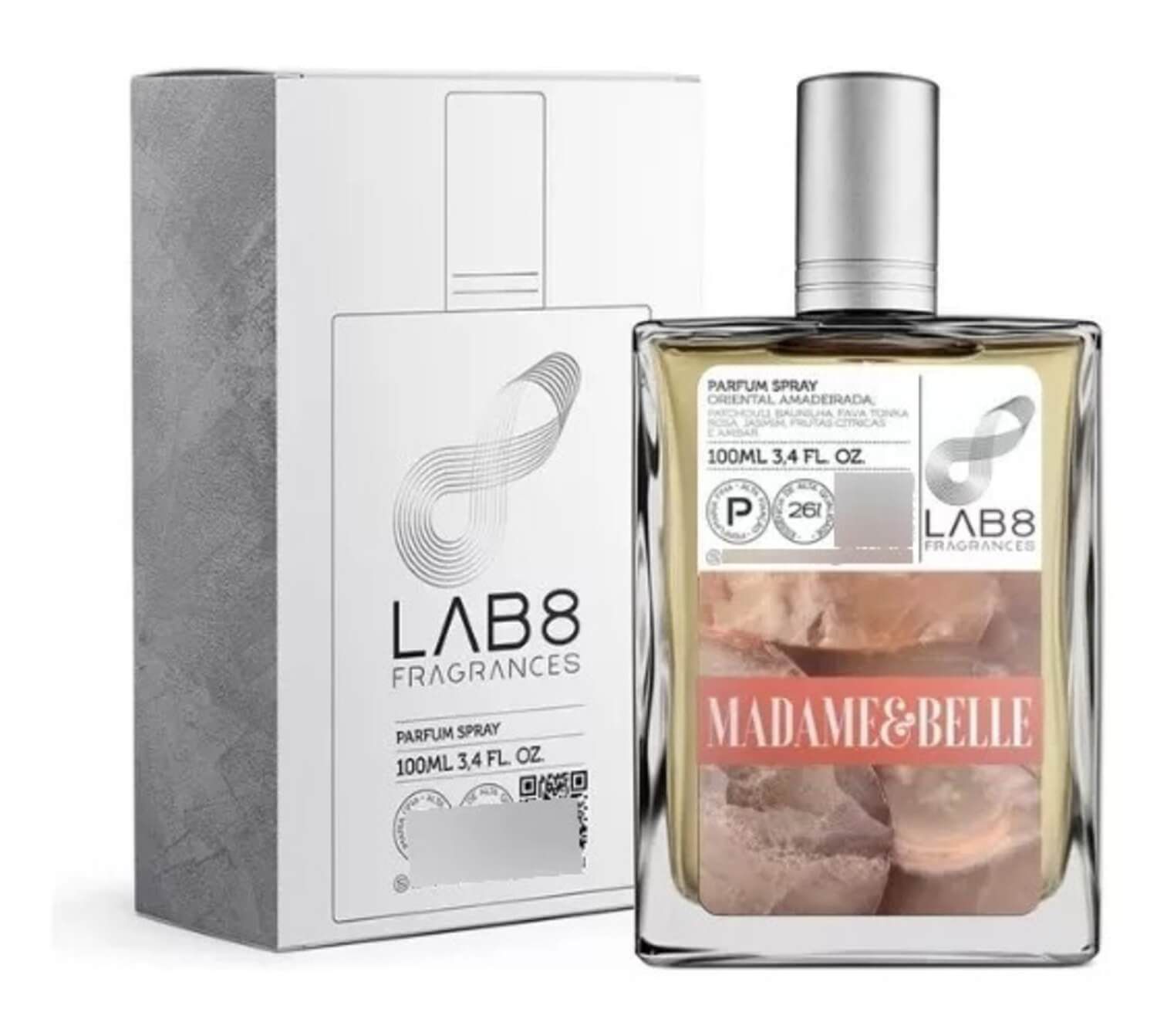 Perfume Feminino Lab 8 Madame & Belle Parfum 100ml Lab8 Oriental ...