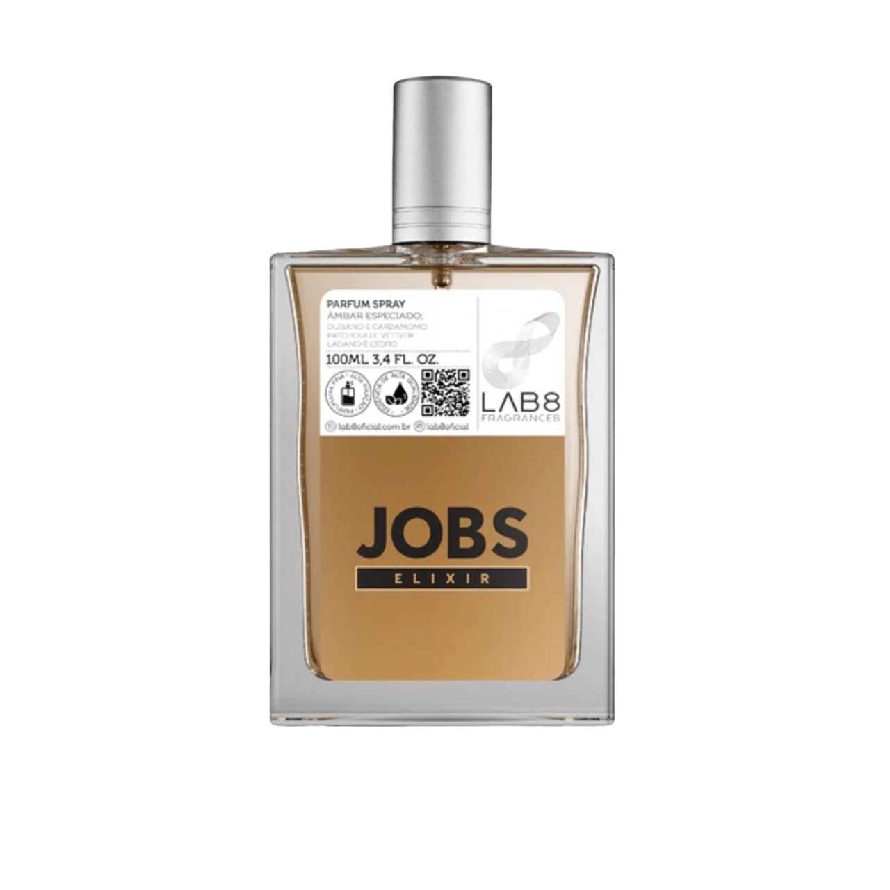 Perfume Masculino LAB 8 Jobs Elixir 100ml Amadeirado Âmbar Especiado ...